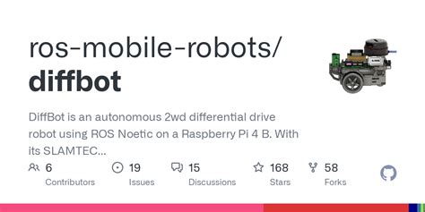 diffbot encoders o at noetic devel · ros mobile robots diffbot · github