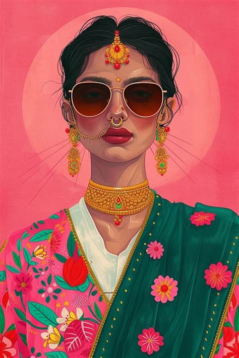 Desi Art South Asian Art Indian Illustration Modern Indian Art