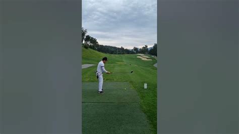 최경주직계선배프로님 골프존무주cc 레이크 1번홀 265미터 파워드라이버 베이비 드로우샷 30초루틴프로는프로다필드골프필드레슨필드티샷루틴빈스윙비거리레슨