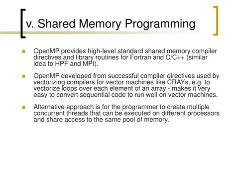 Ppt Distributed And High Performance Computing Chapter 5 Programming