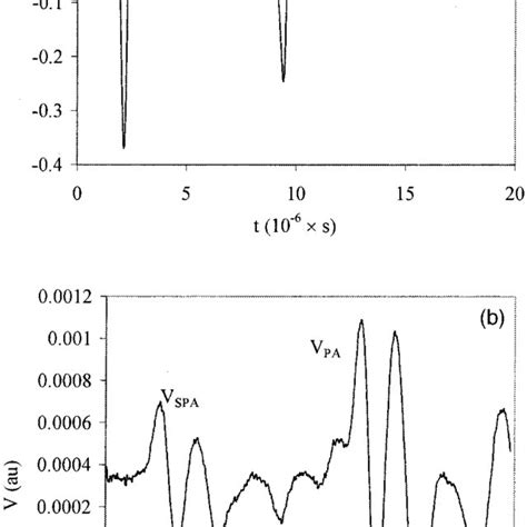 Typical Received Signals Produced By A A Pvdf Transducer And B A
