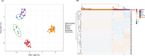 Pca Of Codon Usage In Spike Proteins From Sars Cov 2 Vocs Strains In Download Scientific
