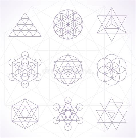 Abstract Outline Seamless Pattern Stock Vector Illustration Of Decoration Square 46271373