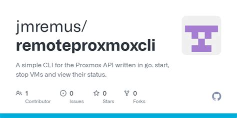 Github Jmremusremoteproxmoxcli A Simple Cli For The Proxmox Api