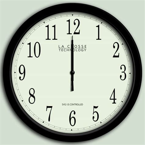 Svg Analog Clock By Fleshgrinder On Deviantart