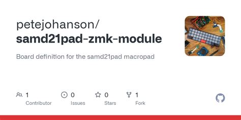 GitHub Petejohanson Samd Pad Zmk Module Board Definition For The Samd Pad Macropad