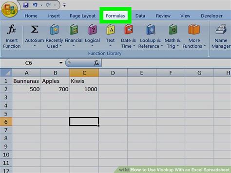 How To Use Vlookup With An Excel Spreadsheet Steps
