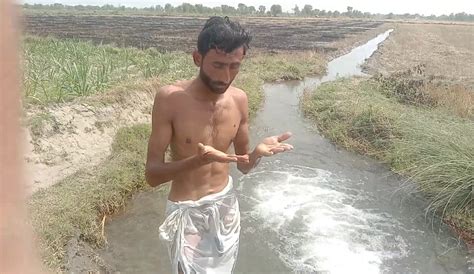 Pakistani Washboard Abs Hunk Teasing Wet
