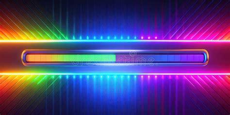 Dynamic 4k Loading Bar Animation Abstract Progress Bar Visuals For