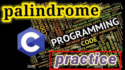 Palindrome Number Palindrome Number In C Programming Language Programming Clanguage