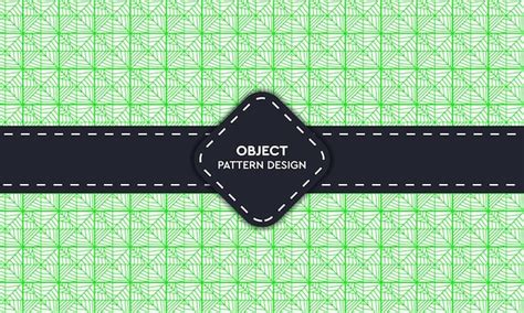 Premium Vector Vector Professional Modern Object Pattern Design Template