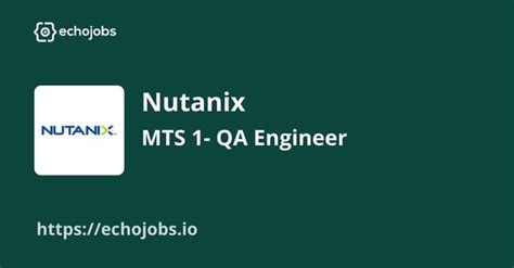 Nutanix Is Hiring Mts 1 Qa Engineer Bengaluru India India Python Perl Java Rgolangjob