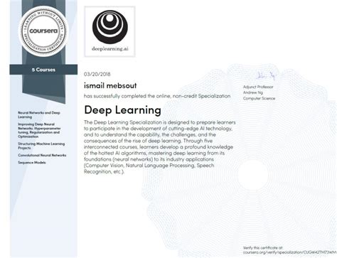 ismail mebsout on linkedin special thanks to deeplearning ai coursera