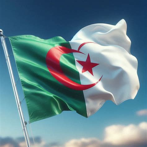 علم الجزائر يرفرف في السماء 🇩🇿🌫 2025