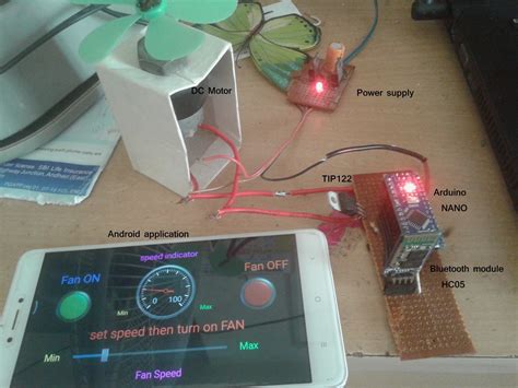 DC Motor Speed Control Using The Bluetooth Based Android App