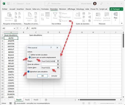 Excel 2021 Extraction Des Valeurs Uniques Médiaforma