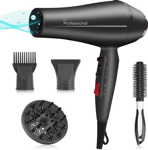 Faszin Föhn 2400w ionen Fön Professioneller Salon Haartrockner Mit 4