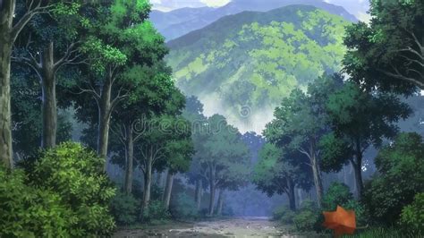 Falling Leaf Blowing In The Wind Through A Forest Path Stock Video Video Of Scenic Animation