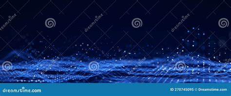 Big Data Visualization Data Technology Illustration Science Background Stock Illustration