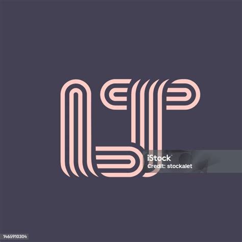 Lt 모노그램 스트라이프 문자 L 및 문자 T 로고 회사 굵은 글꼴 서명 아이콘입니다 기술 지오메트리 라인 알파벳 L에 대한 스톡 벡터 아트 및 기타 이미지 Istock