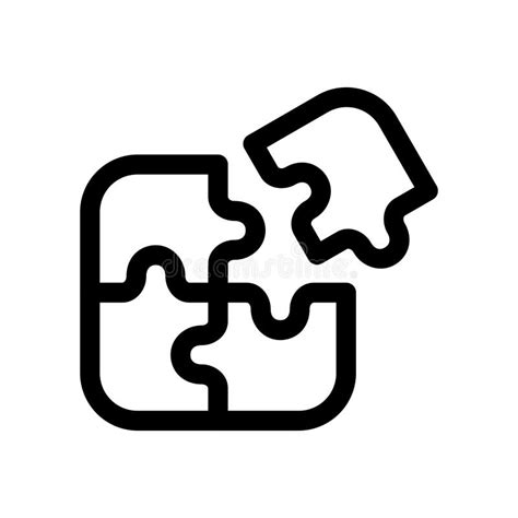 Problem Solving Icon Line Design Style Finance And Business Symbol Stock Vector Illustration