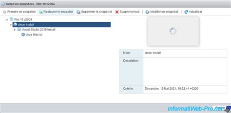 Create Snapshots Of A Vmware Esxi 7 0 And 6 7 Virtual Machine Vm To Quickly Restore Its State