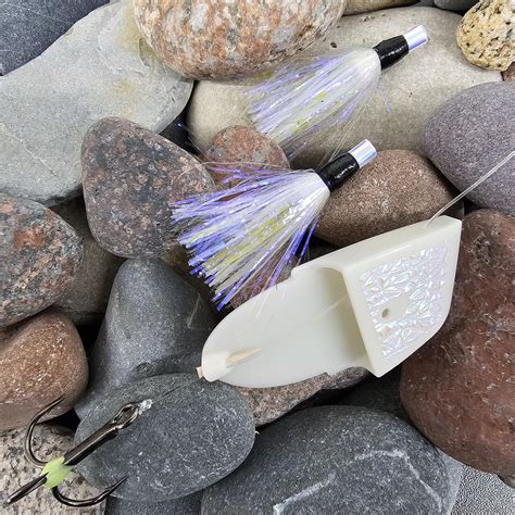 Slammin Salmon Custom Glow E Chip Meat Rig Flashertapecom