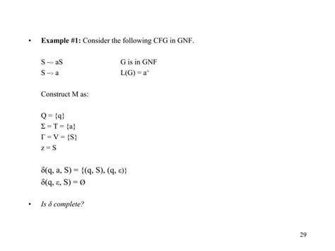 Pushdown Automata Ppt