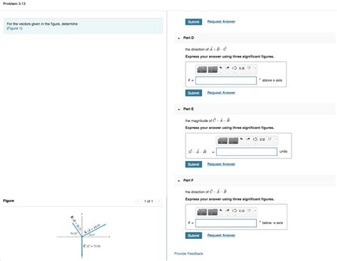 Solved For The Vectors Given In The Figure Determine