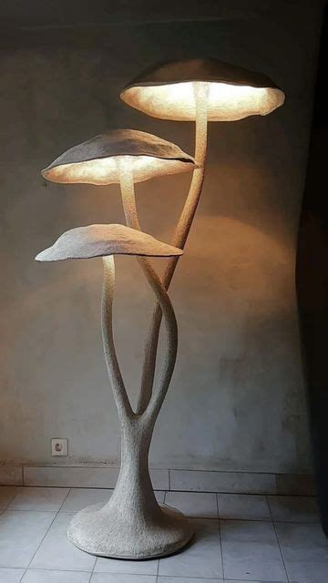 ‎پاپیه ماشه مجسمه آموزش حضوری و آنلاین‎ On Instagram‎ آباژور ‘قارچ شب تاب با ارتفاع ۲ متر