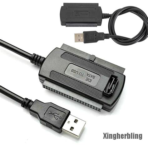 Cabo Conversor Adaptador Usb 20 Para Ide Sata Disco Rígido De 25 35 Polegadas Faz A Boa