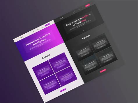 programmer portfolio site designs themes templates and downloadable graphic elements on dribbble