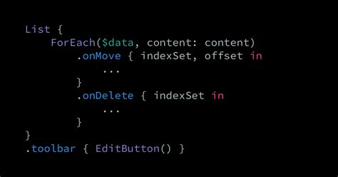 Building Editable Lists With Swiftui Swift By Sundell