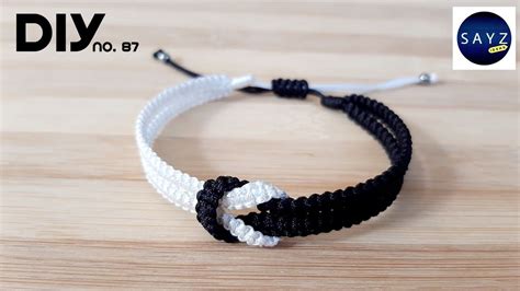 Diy Pulsera Yin Yang How To Make Macrame Bracelets Artofit