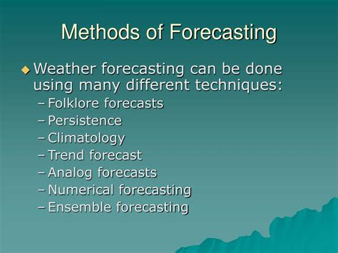 Ppt Weather Forecasting Chapter 13 Powerpoint Presentation Free Download Id 106991