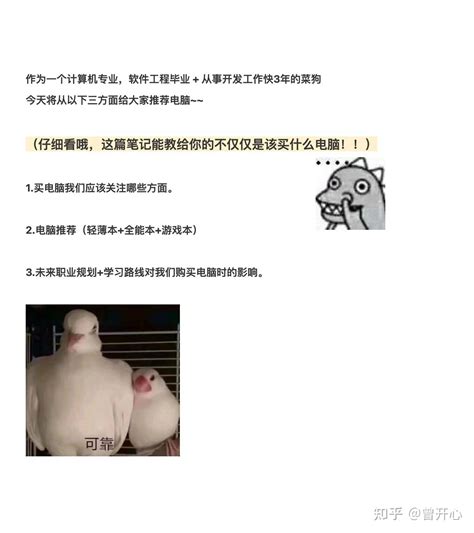计算机专业电脑推荐（一些来自计算机专业学姐的建议） 知乎