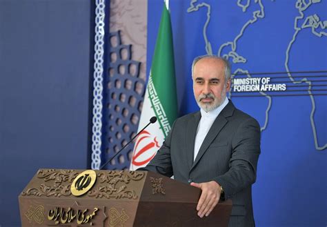 وزارت امور خارجه جمهوری اسلامی ایران کنعانی از سفر وزیر امور خارجه جمهوری اسلامی ایران به ژنو