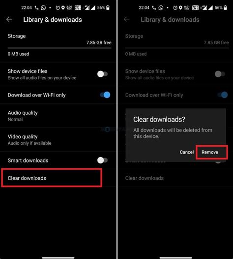 How To Delete Offline Downloads And Free Up Space YouTube Music Guide