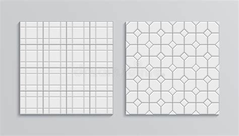 Decorative Sidewalk Double Floor Tiles Slab Pavement Texture Paved Street Brick Seamless