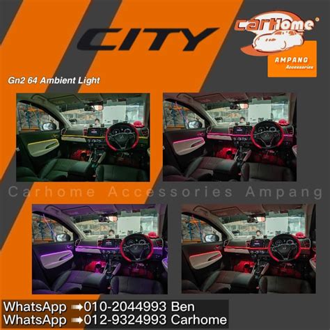 🚗🌈 Honda City Gn2 64 Colour Carhome Accessories Ampang