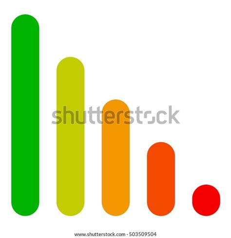 Bar Chart Bar Graph Symbol Rounded Stock Illustration 503509504 Shutterstock