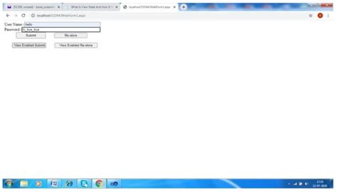 Aspnet Viewstate Example Of Aspnet Viewstate