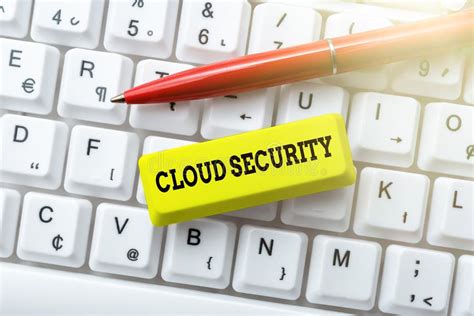 Text Showing Inspiration Cloud Security Business Showcase Protect The