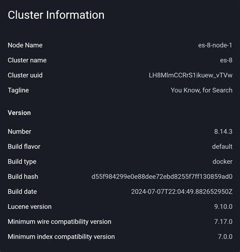 Elasticvue Elasticsearch Gui