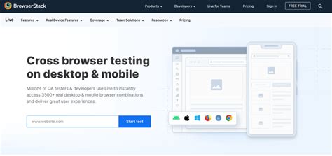 Top Responsive Design Testing Tools Browserstack