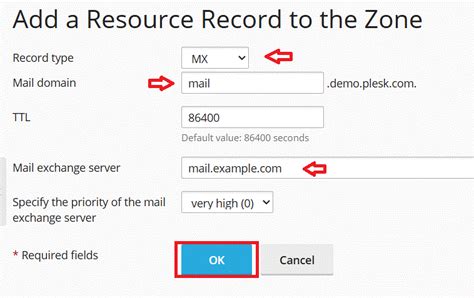 How To Add An Mx Record In Plesk Web Hosting Knowledgebase