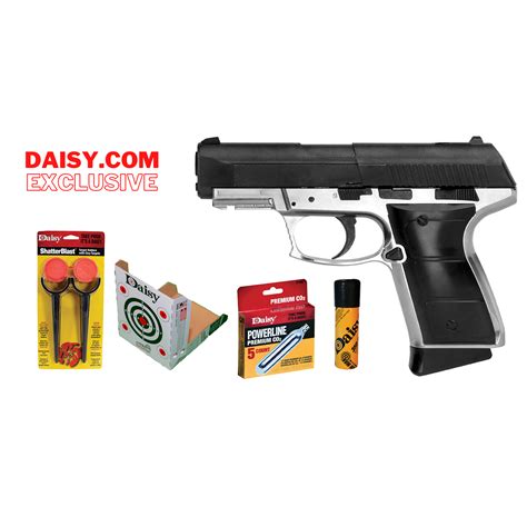 Daisy Model 5501 Co2 Blowback Pistol 177 Cal Metal Slide
