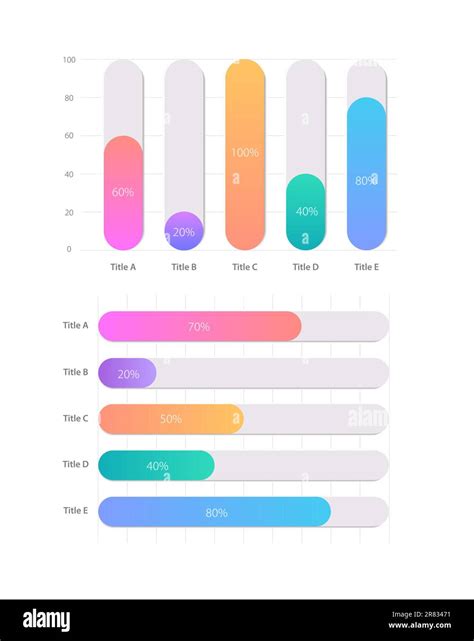 Statistic Infographic Chart Design Template Set Stock Vector Image And Art Alamy
