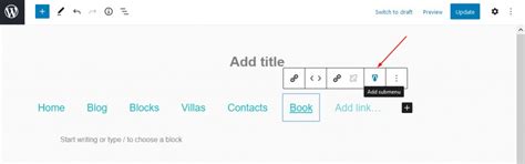 Wordpress Navigation Block For Mega Menus Motopress