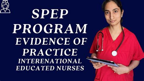 Spep Program To Complete Evidence Of Practice Condition Cno